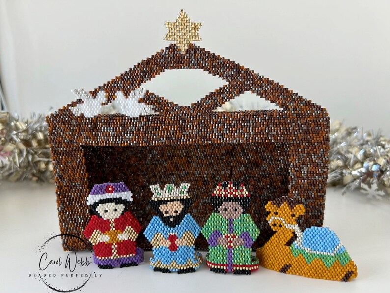 Nativity Complete Set, Brick Stitch and Peyote Stitch Beading, PDF ...