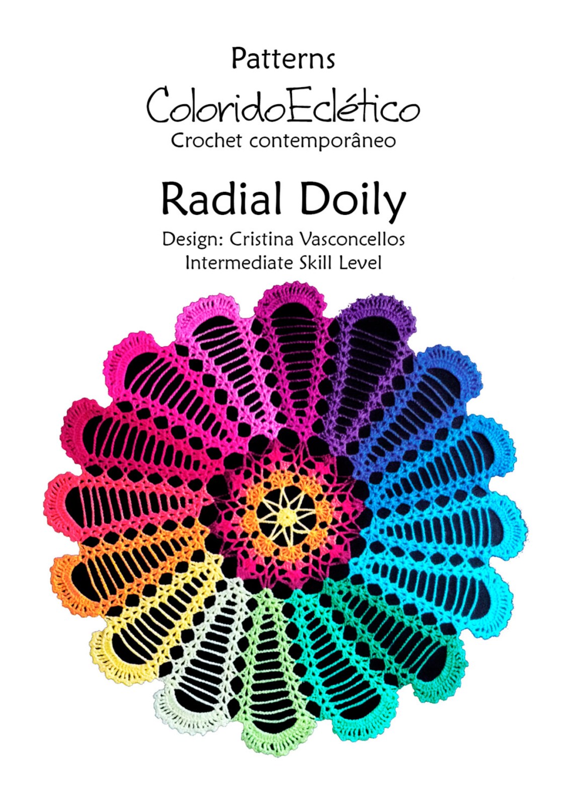 PATTERN Radial Doily - Etsy