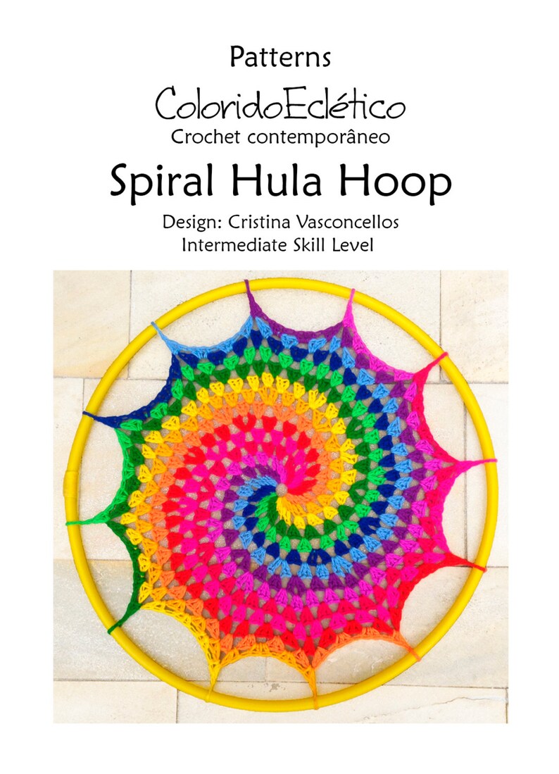 PATTERN - Spiral Hula Hoop - Etsy UK