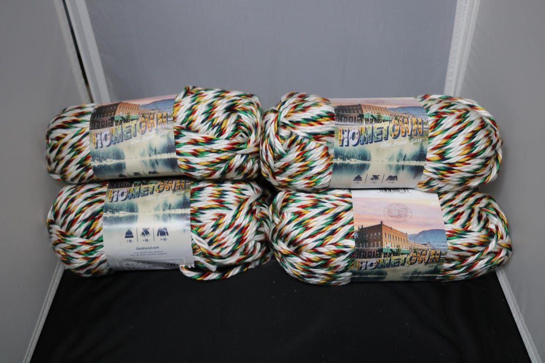 Lion Brand Home Town Hudson Bay, 4 Oz Skein, #6 Bulky, 64 Yards per ...
