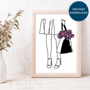 Autumn Floral Art Bookmarks Set of 2 Hand-painted Original Watercolor ...