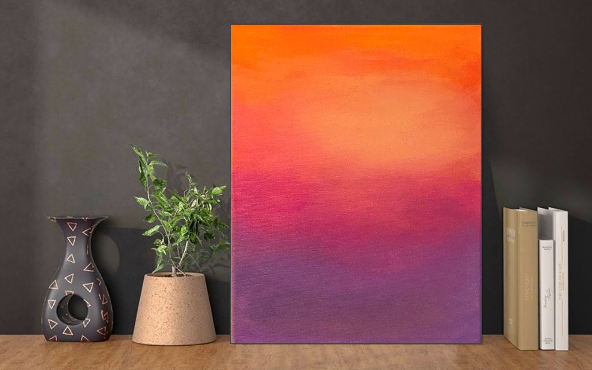 11 X 14 Morning Bliss Abstract Art Painting on Canvas - Etsy