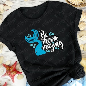 Be Mermazing SVG, PNG, Summer Mermaid SVG, Mermaid Design Digital ...