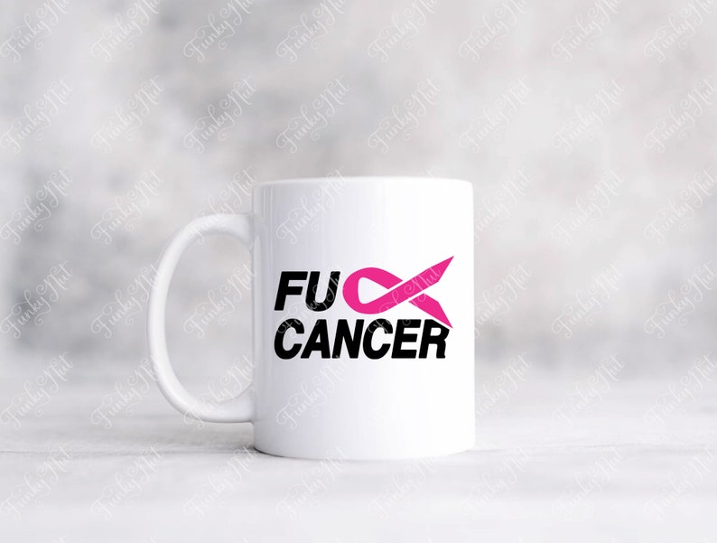 FU Cancer Ribbon SVG Cut File PNG Sticker Sublimation - Etsy Australia