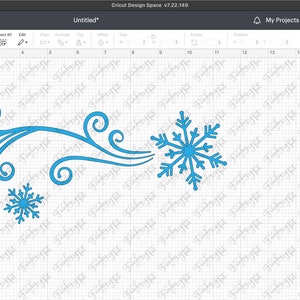 Snowflake SVG Bundle, Snowflakes and Swirls, Snowflake PNG Bundle, Winter DIY Projects, Cricut ...