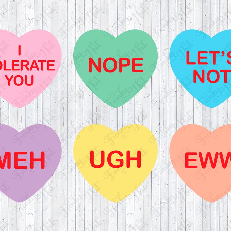 Conversation Hearts - Etsy