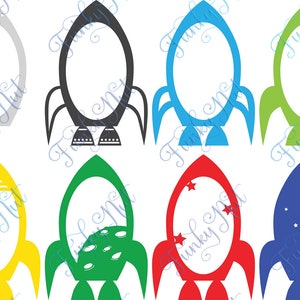 Layered Rocket, SVG, PNG, EPS, 3D Rocket Svg, Rocket Luminary, Space ...