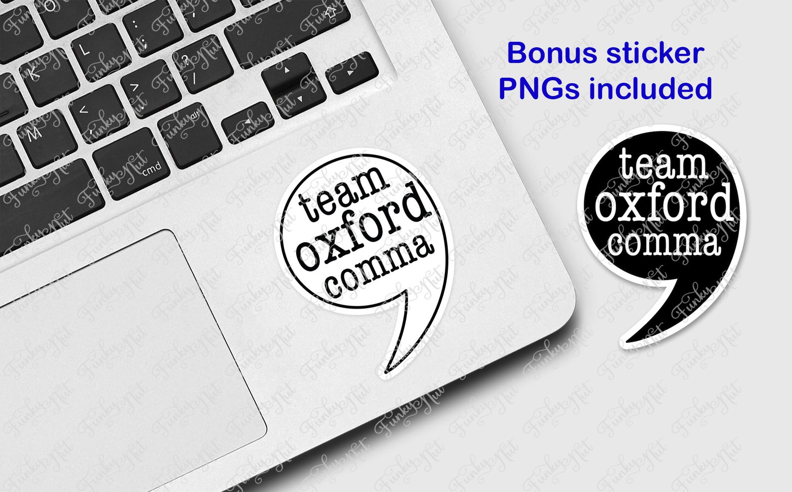 Team Oxford Comma SVG PNG Funny Grammar Punctuation Police - Etsy