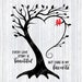 Sweetheart Tree SVG, Valentine Love Birds, Love Birds, Heart Tree ...