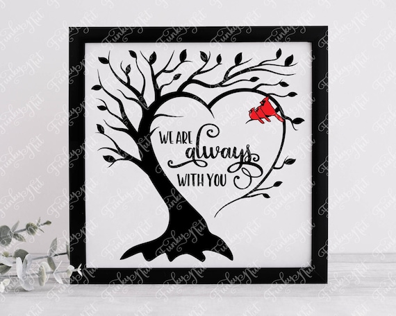 3 Cardinals Memorial Tree SVG PNG EPS We Are Always With - Etsy