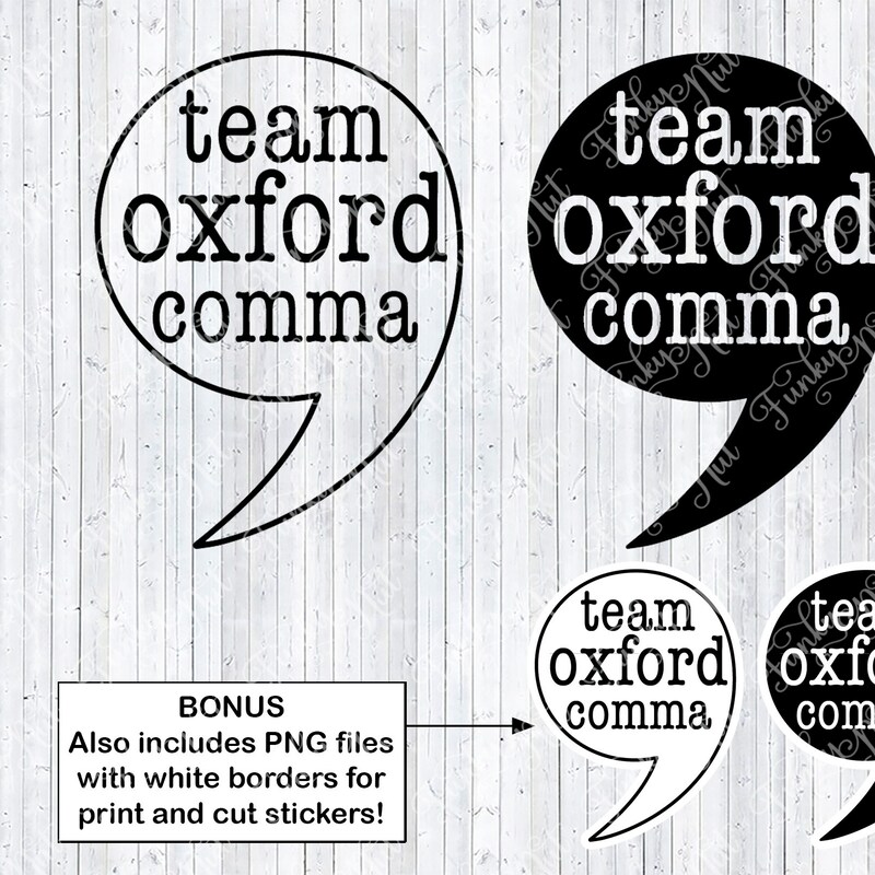 Oxford Comma - Etsy