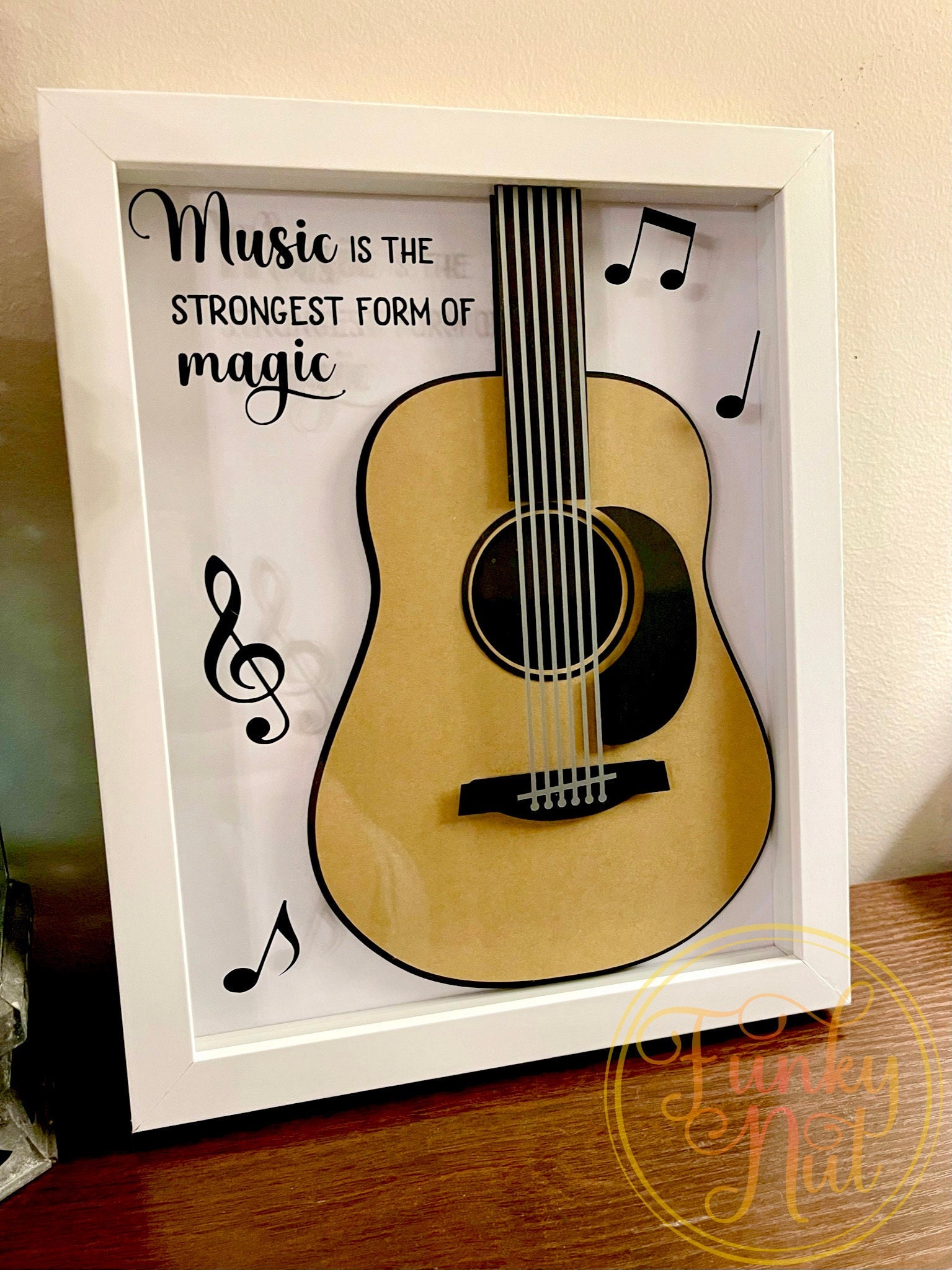 Layered Guitar Shadow Box SVG Music Shadow Box SVG Cricut - Etsy Canada
