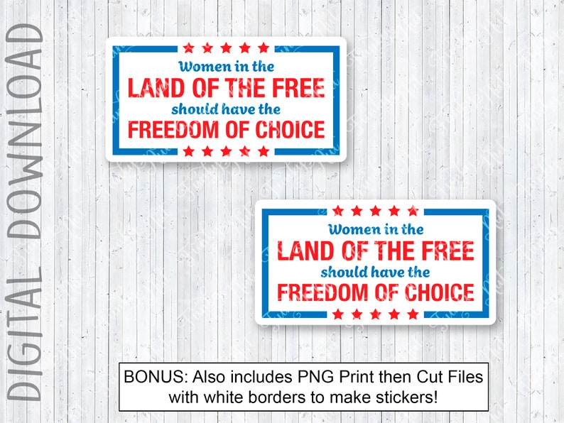 Pro-choice SVG Freedom of Choice SVG Pro Choice Stickers - Etsy