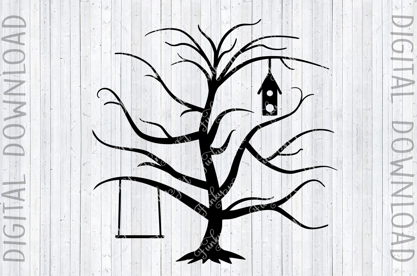 Family Tree SVG, Digital Download, Family Tree, Birds in Tree Pebble ...