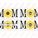 Sunflower Mom Tile Bundle, Set of 4, SVG, PNG, Mother's Day Gift, 4x8 ...