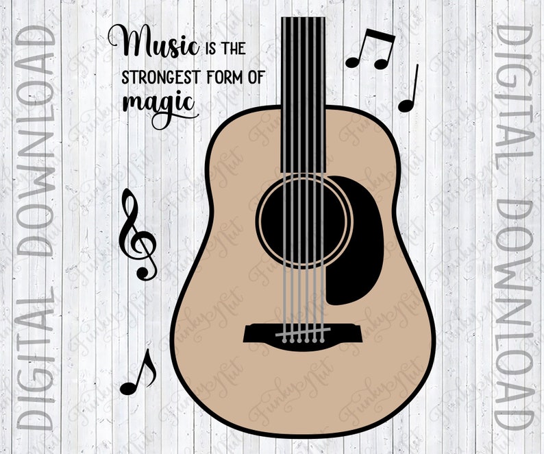 Layered Guitar Shadow Box SVG Music Shadow Box SVG Cricut - Etsy