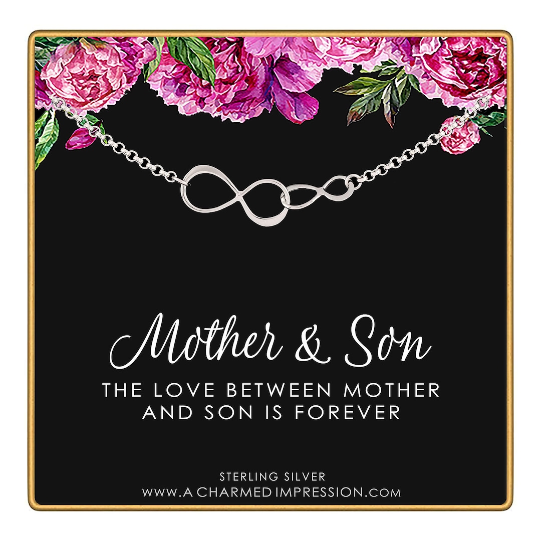 A Charmed Impression Mother Son Bracelet Gifts for Mom Gift 2 Connected ...
