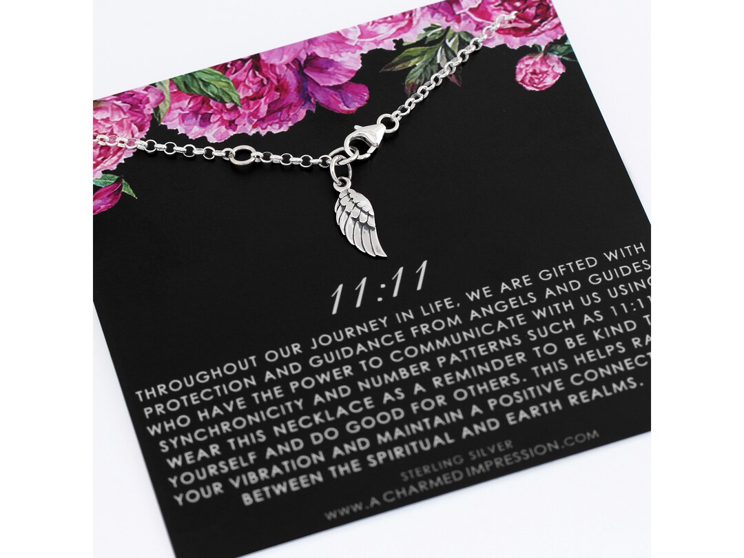 A Charmed Impression 11 11 Bracelet Angel Wing Charm Silver Bracelet ...
