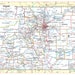 Colorado State Wall Map Large Print Poster 32x24 | Etsy