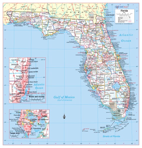 Florida Atlas Map