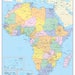 Wyoming State Wall Map Large Print Poster 32wx24h - Etsy