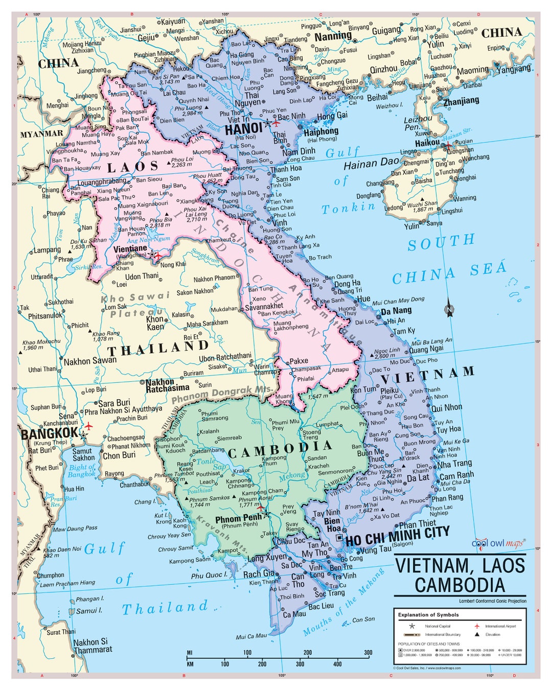 Indochina War Map Indochina War Map