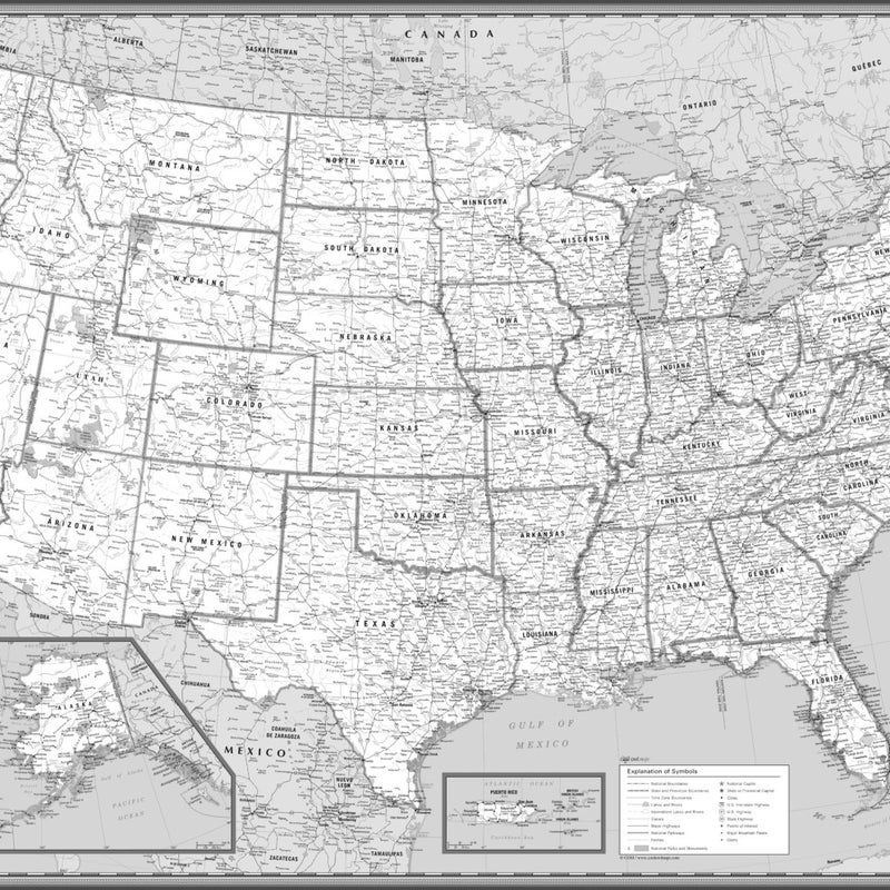 Usa Map Poster - Etsy