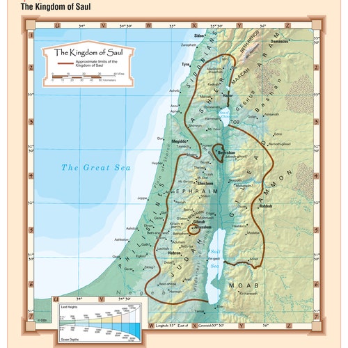 The Exodus Wall Map Bible Poster - Etsy