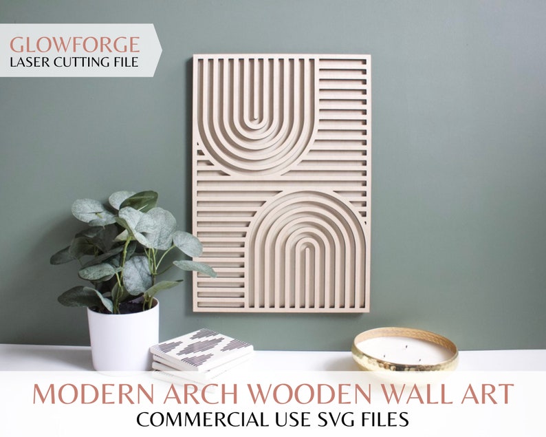 SVG Arch Wall Art Hanging Laser Cut File for Glowforge - Etsy