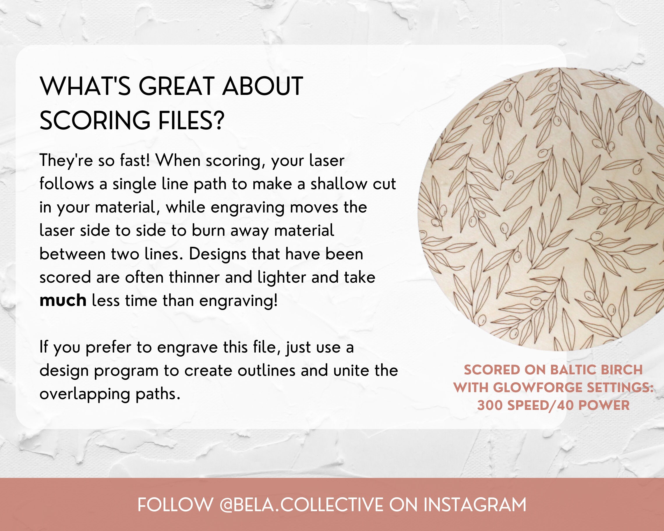 SCORING Poppy Set for Glowforge Laser Cutting SVG File Single - Etsy