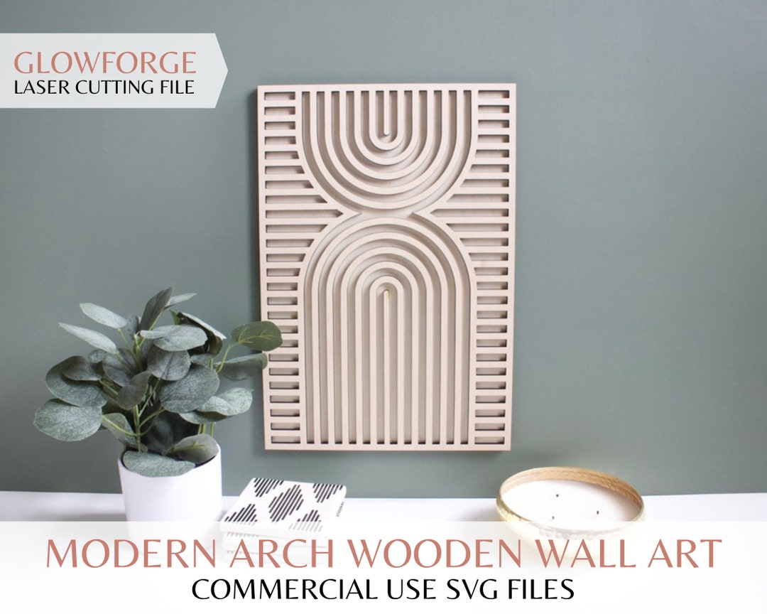 SVG Arch Wall Art Hanging Laser Cut File for Glowforge - Etsy