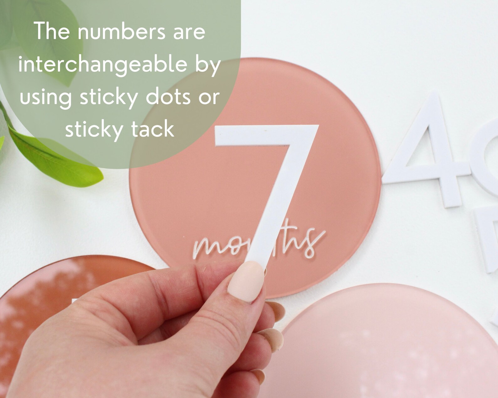 SVG Interchangeable Baby Milestones Mid Century Acrylic - Etsy