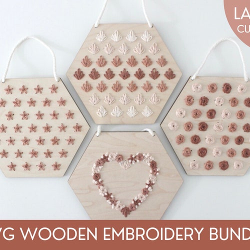 SVG Embroidery Thread Organizer Set for Laser Cutting - Etsy