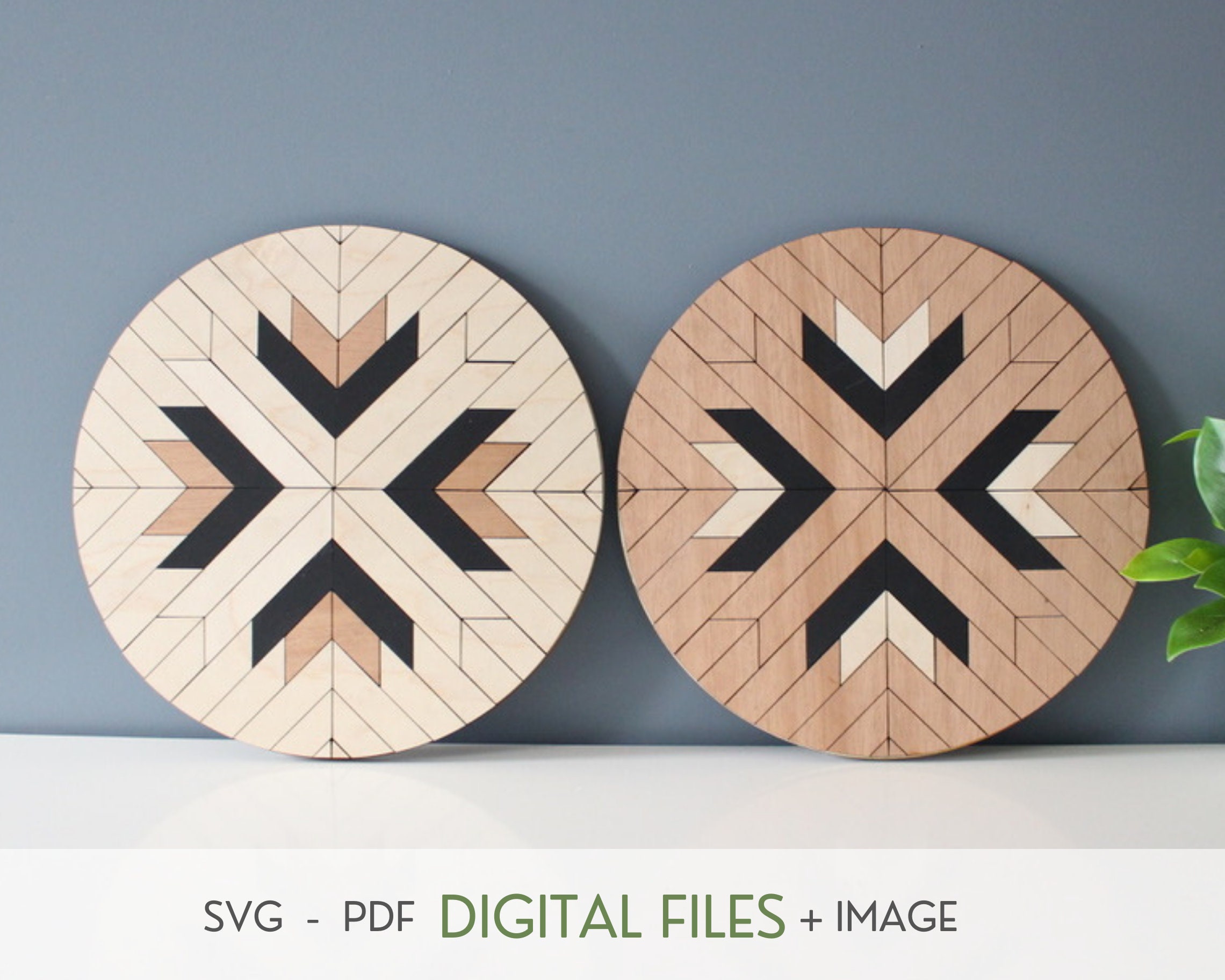 Aztec Geometric Wood Art SVG Laser Cut File for Glowforge - Etsy