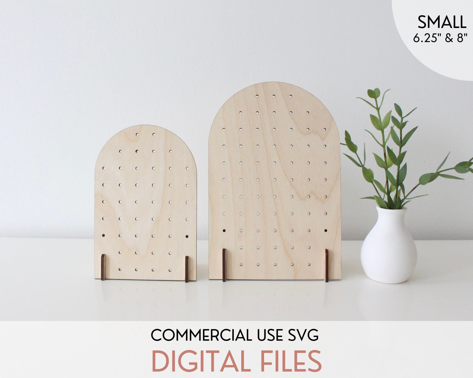 SVG Small Arch Earring Display Stands Laser Cut File for - Etsy
