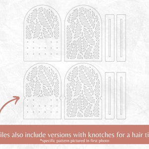 Travel Earring Holders Set of SVG Laser Cut Files for Glowforge, Stud ...