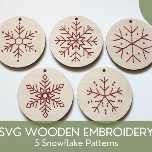 SVG Set of 12 Embroidery Patterns for Laser Cutting Birth - Etsy