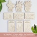 Full Set SVG Plant Personality Magnets | Glowforge Laser Engraving Cut ...