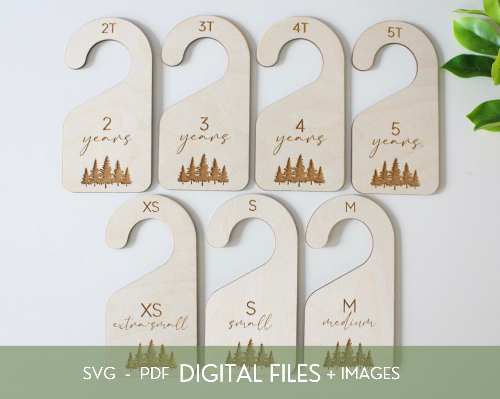 Complete Set of Forest Themed Baby SVG Wooden Rounds, Digital Cut File ...
