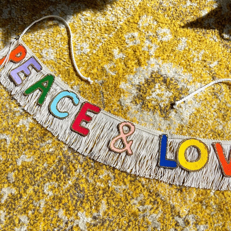 Peace Banner - Etsy