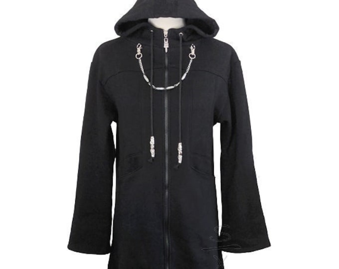Long Trench Coat Kingdom Hearts Organization XIII Hoodie Jacket Cloak ...