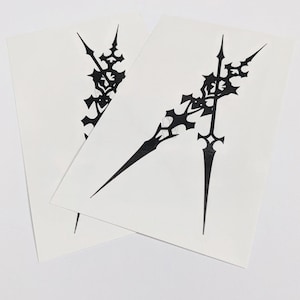 FFXVI Bearer Face Tattoo Final Fantasy XVI 16 Clive Rosfield Branded ...