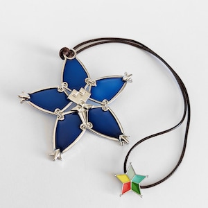 Kingdom Hearts Wayfinder Aqua Ventus Terra Transparent Star Charm Blue ...