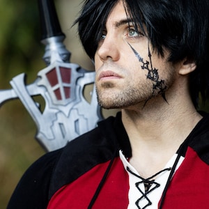 FFXVI Bearer Face Tattoo Final Fantasy XVI 16 Clive Rosfield Branded ...