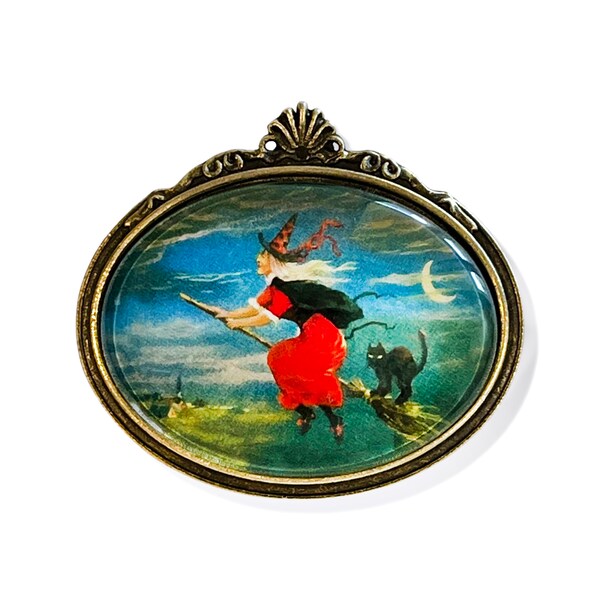 Victorian Witch Brooch - Etsy