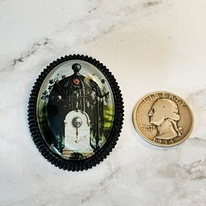Mourning Brooch, Memento Mori Pin, Victorian / Edwardian Inspired ...