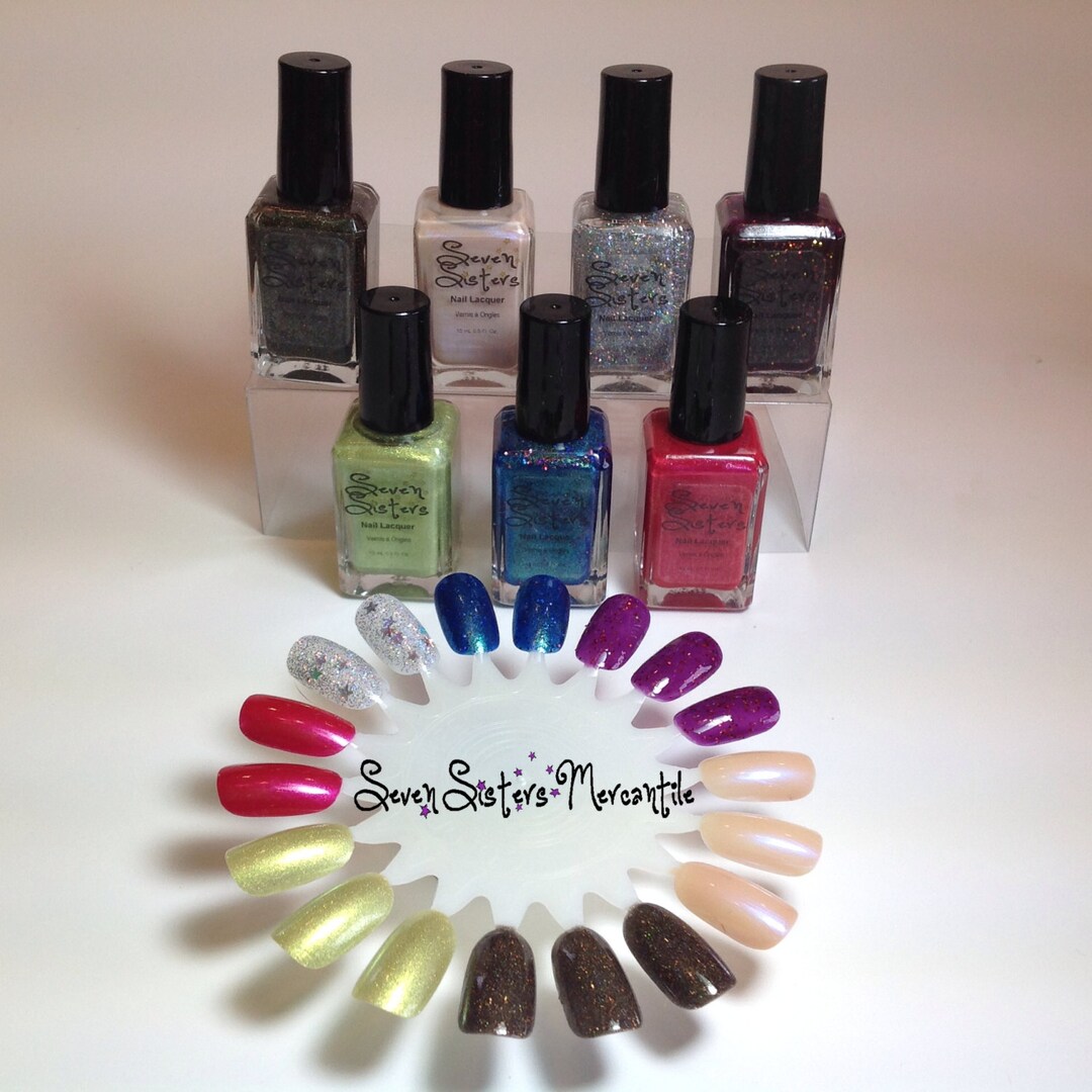 The Pleiades Collection - Seven Sisters Nail Lacquer - All Seven Nail ...