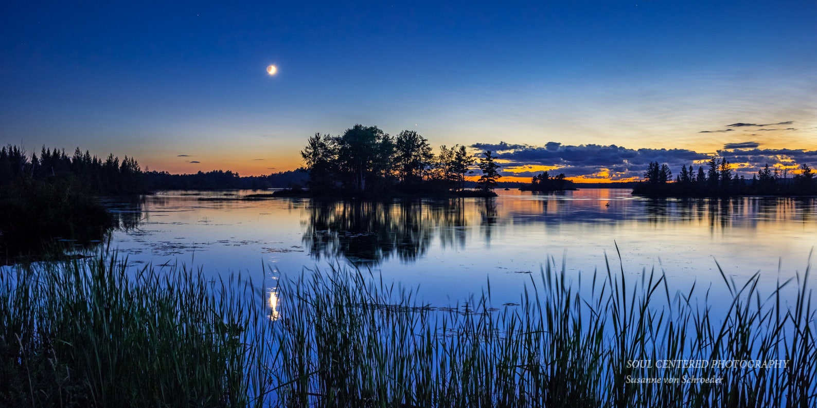Nature Photography Golden Sunset Lake in Northern Wisconsin - Etsy