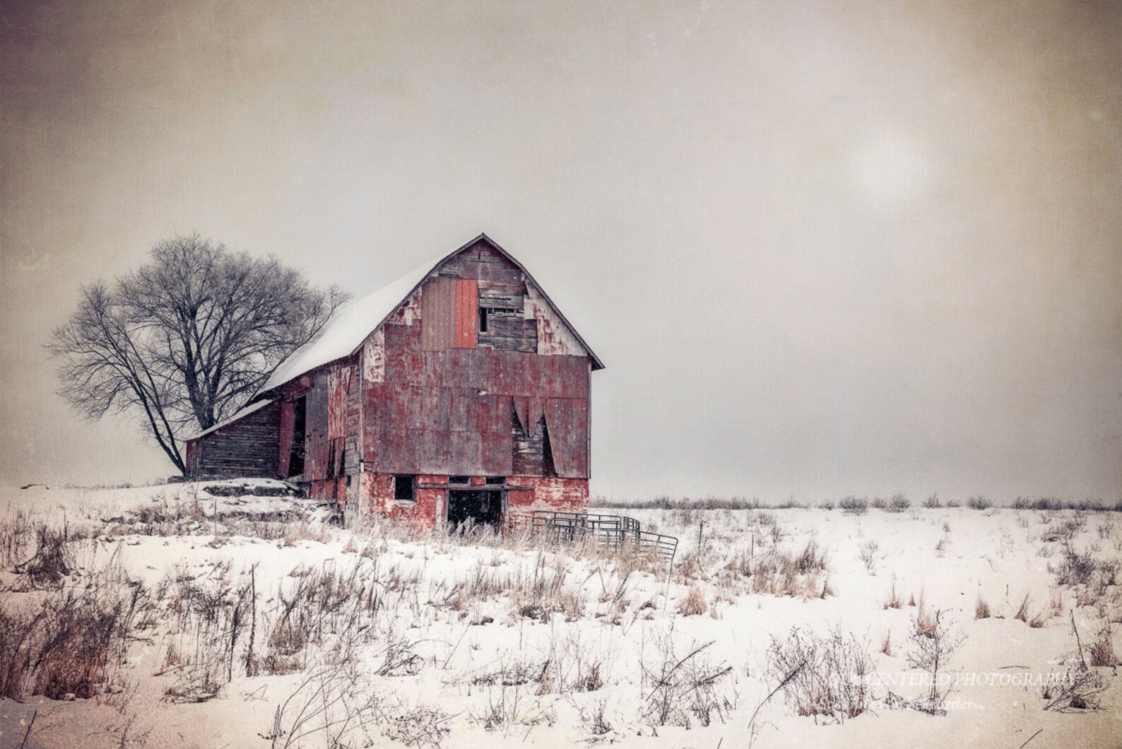 Red Barn Photo Wisconsin Winter Photography Fine Art Print - Etsy