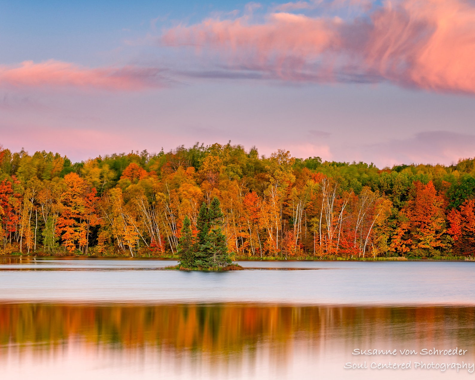 Nature Photography Autumn Landscape Dawn Birch Trees Fall - Etsy
